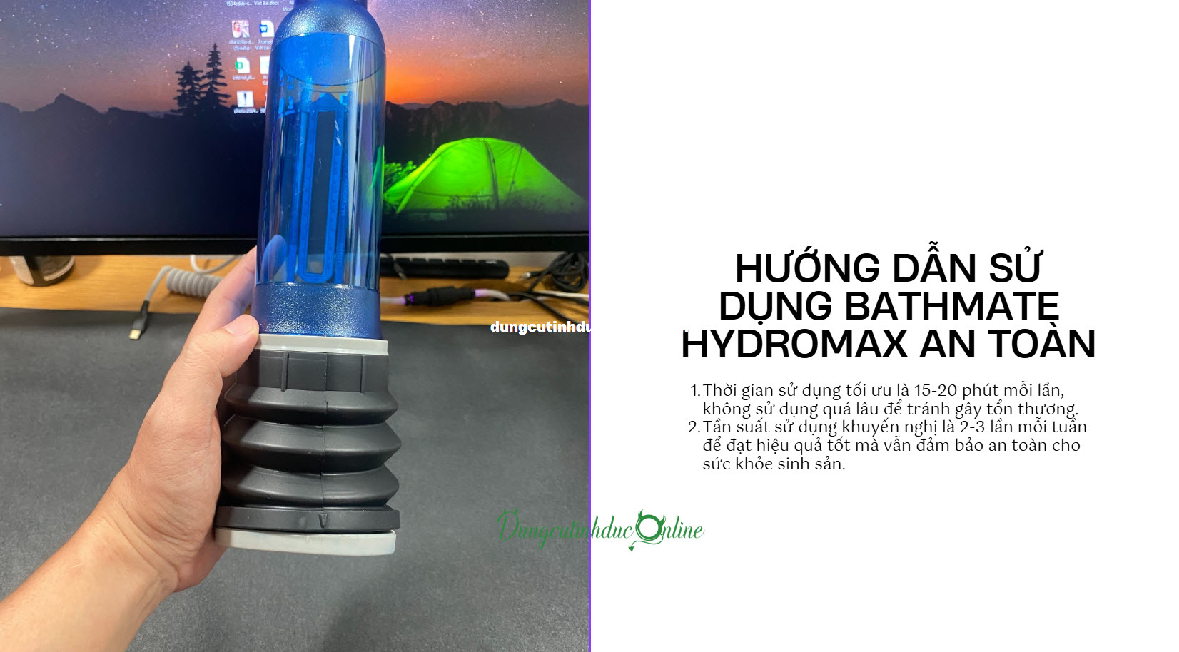 Hướng Dẫn Sử Dụng Bathmate Hydropump Dành Cho Người Mới